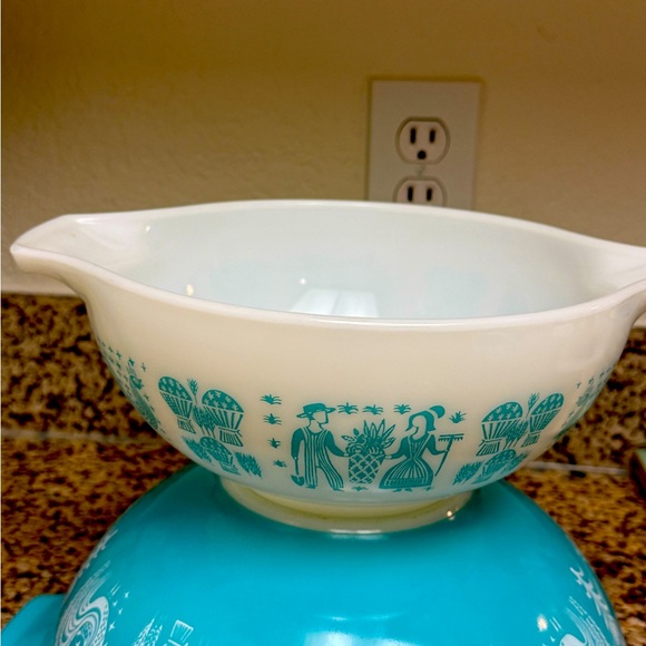 Pyrex | Kitchen | Pyrex Cinderella Bowls Butterprint 443 444 | Poshmark